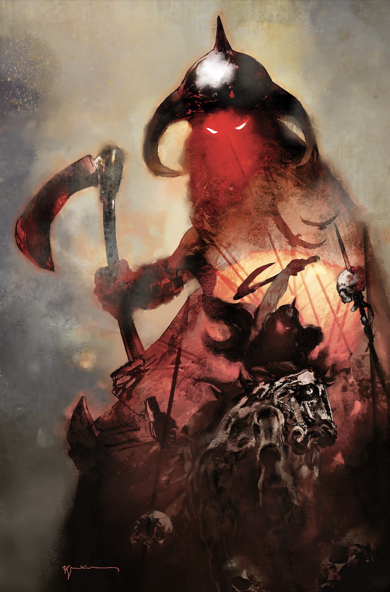 Death Dealer - Bill Sienkiewicz Art - All For One