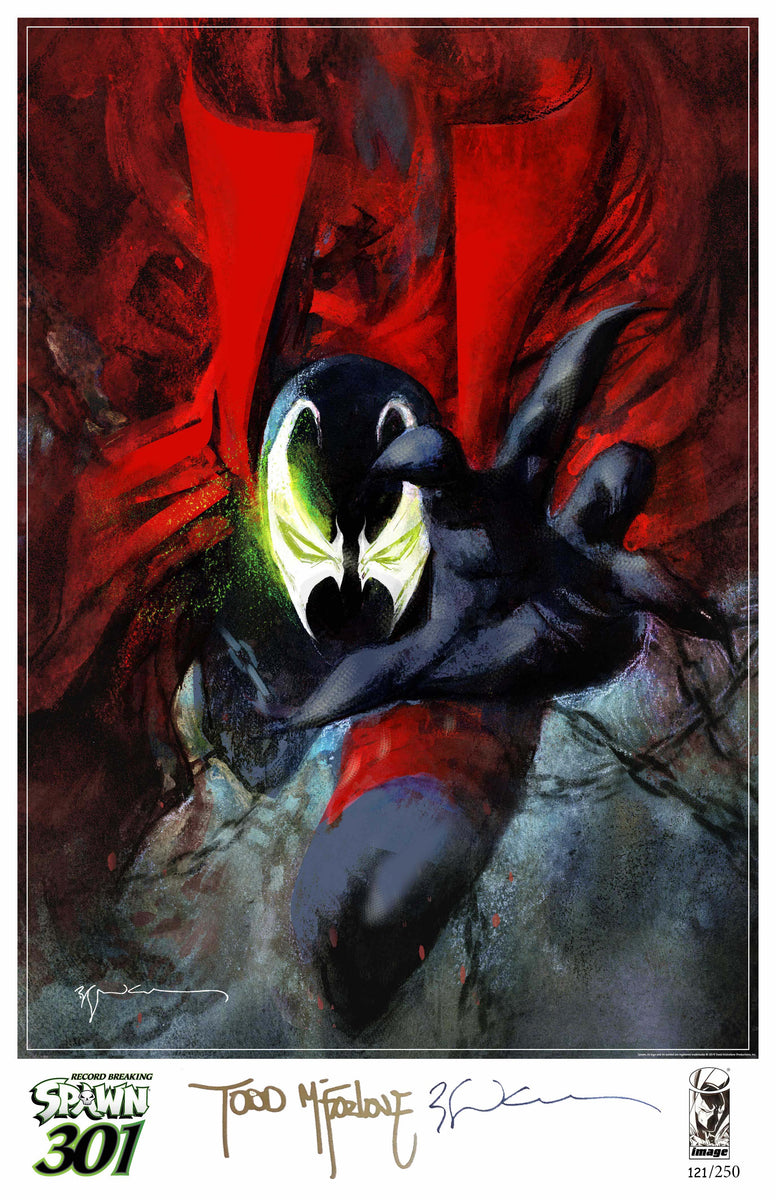 Spawn #301 Limited Art Print – Bill Sienkiewicz Art