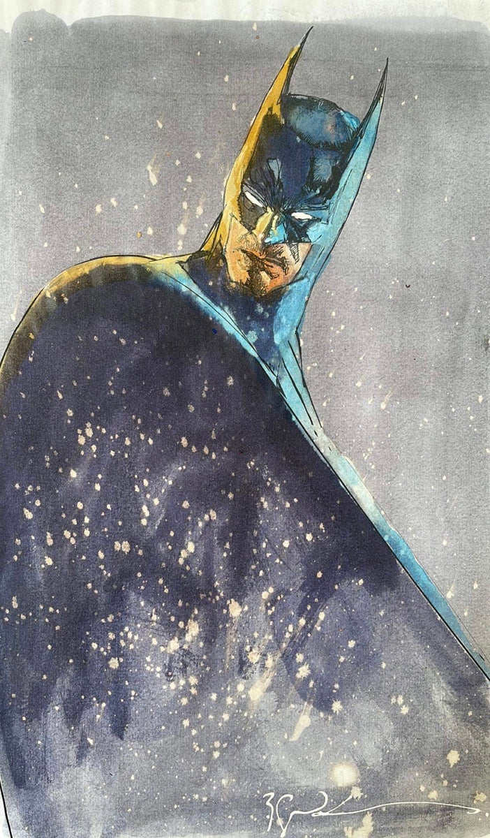 Batman (Blue, 2022) – Bill Sienkiewicz Art