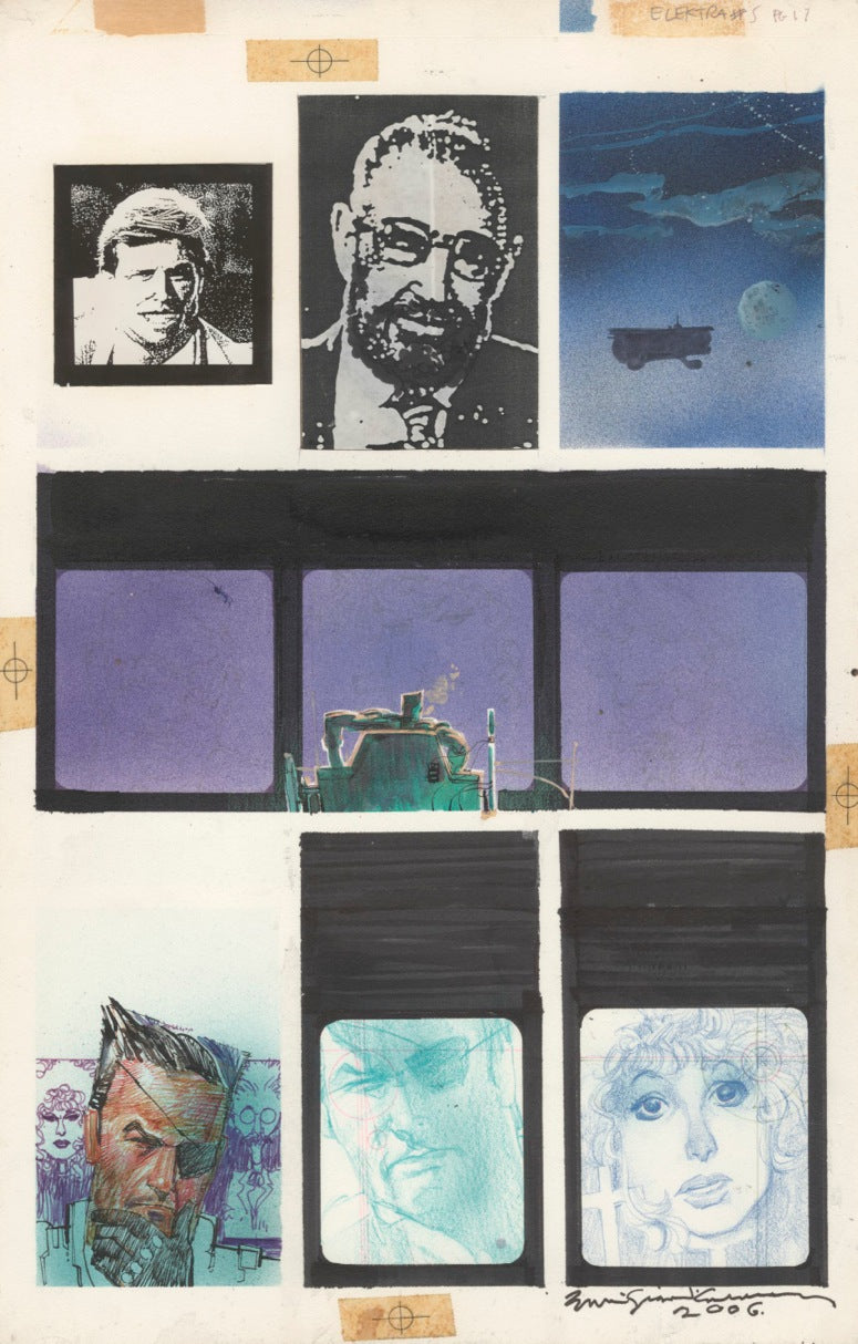 Elektra #5 page 17 – Bill Sienkiewicz Art