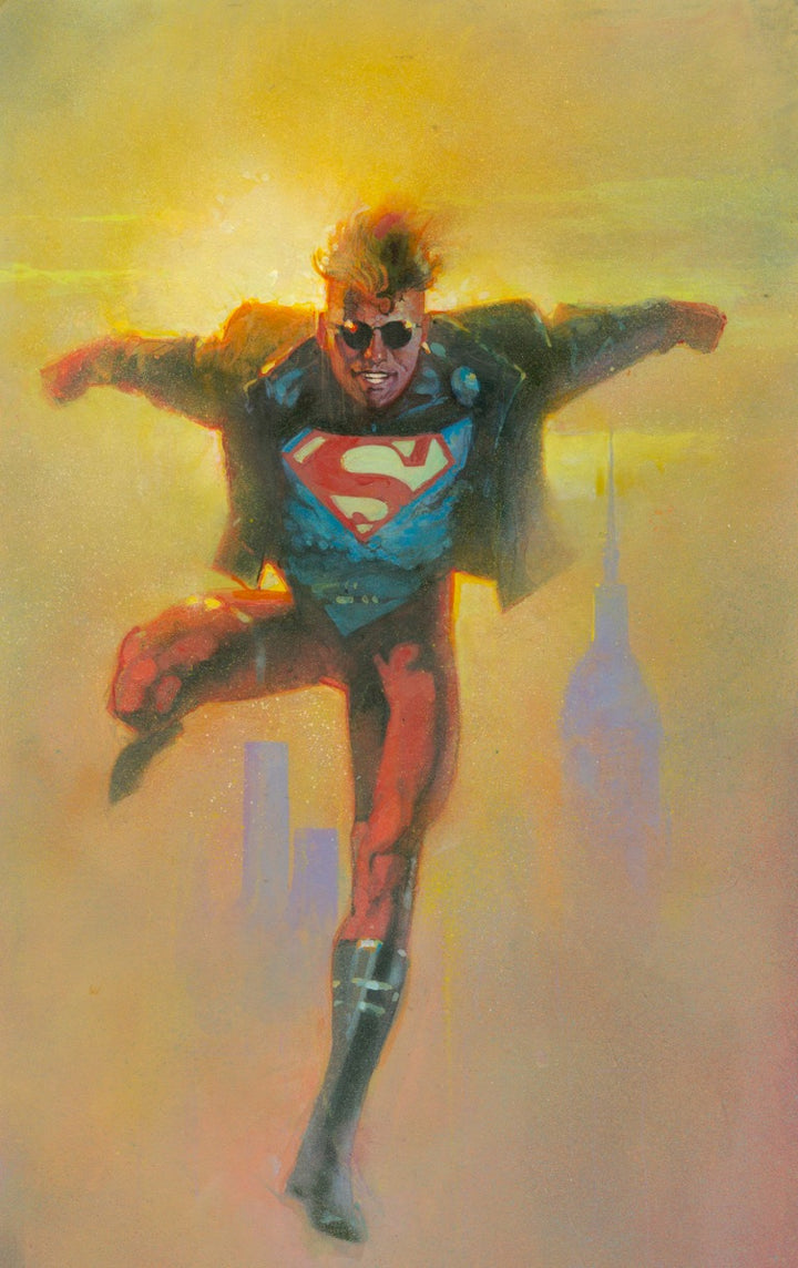Superboy Card Art – Bill Sienkiewicz Art