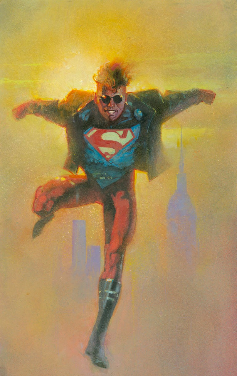 Superboy Card Art – Bill Sienkiewicz Art